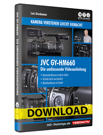 Videoschulung: JVC GY-HM660 - Kamerafunktionen erklärt