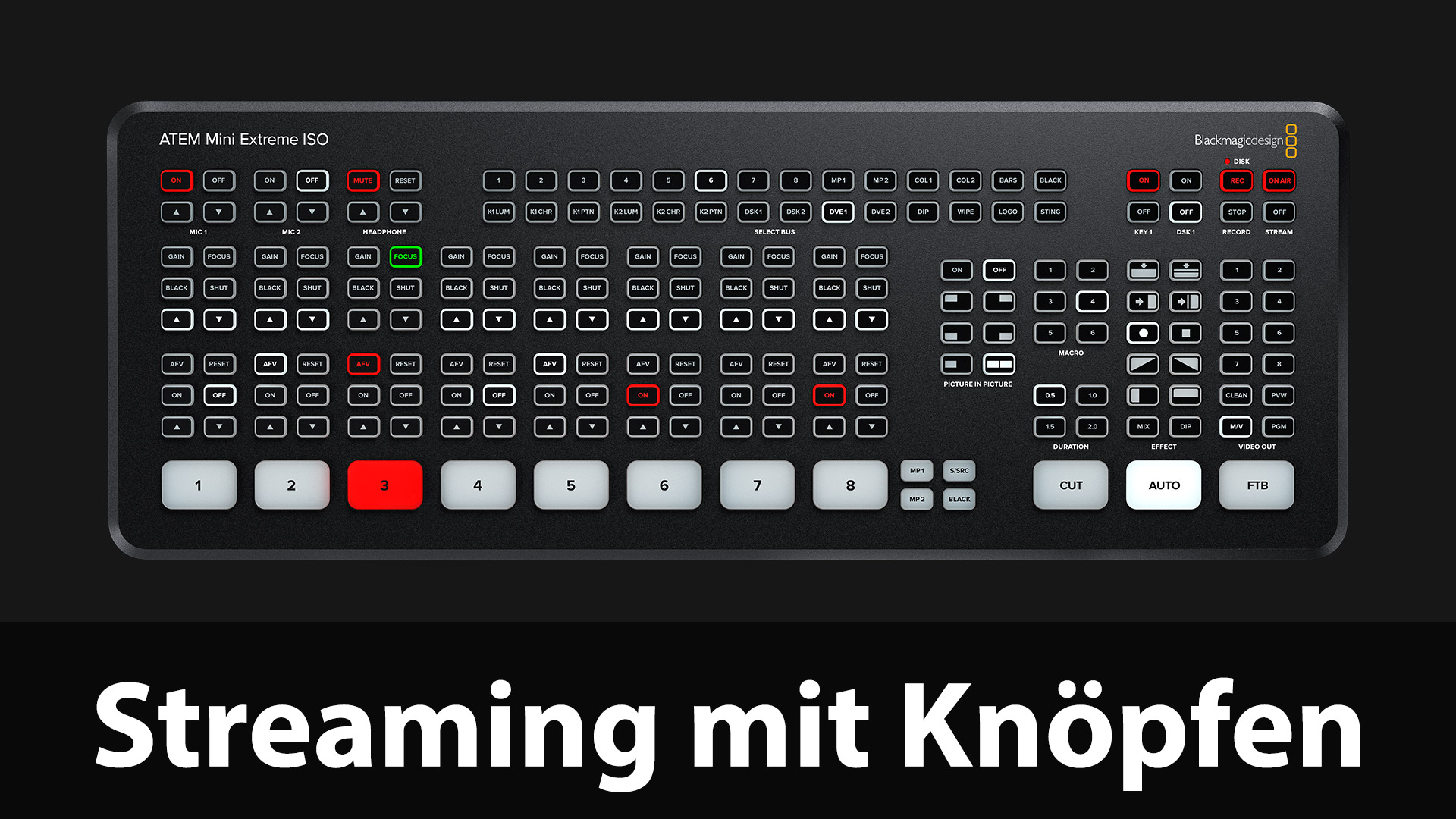 Praxistest und Workshop: Blackmagic Design Atem Mini Extreme ISO